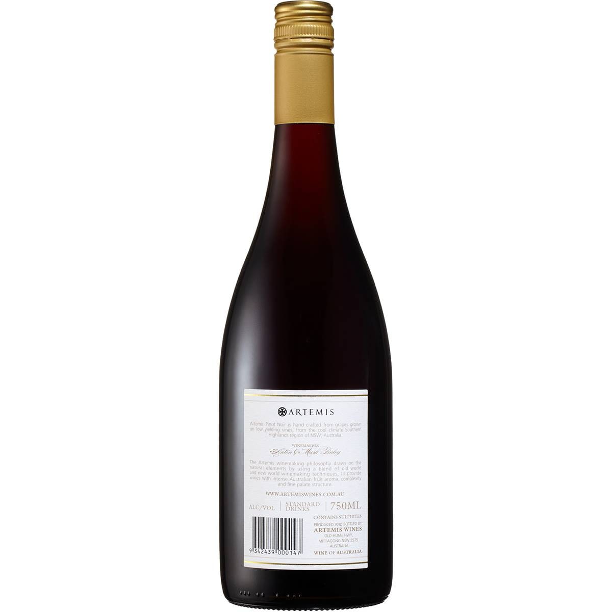 Artemis Pinot Noir 750ml | Woolworths