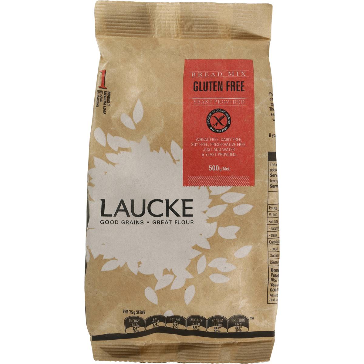 Laucke Gluten Free Bread Mix 500g | Woolworths