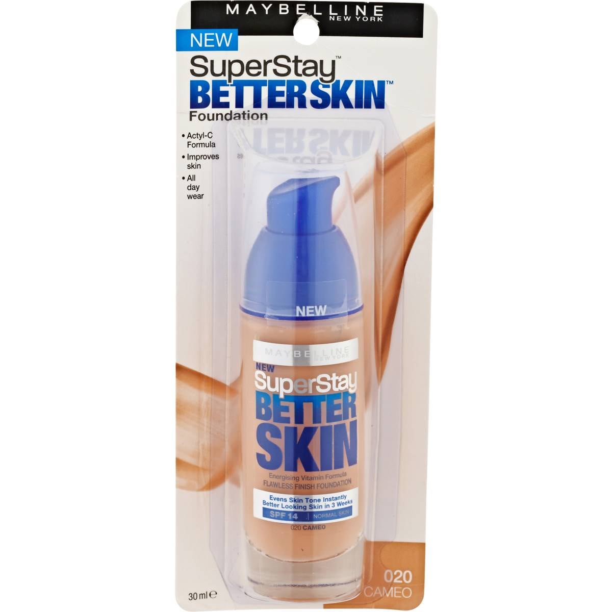 Maybelline Super Stay Foundation Cameo 30ml | Woolworths