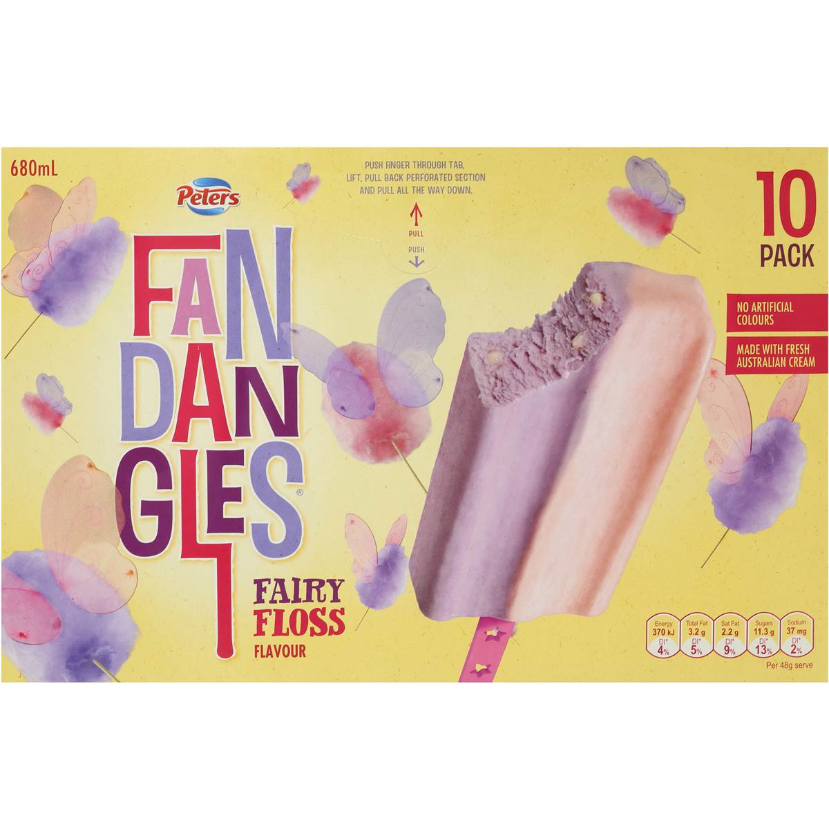 Peters Fandangles Ice Cream Fairy Floss 10 Pack | Woolworths
