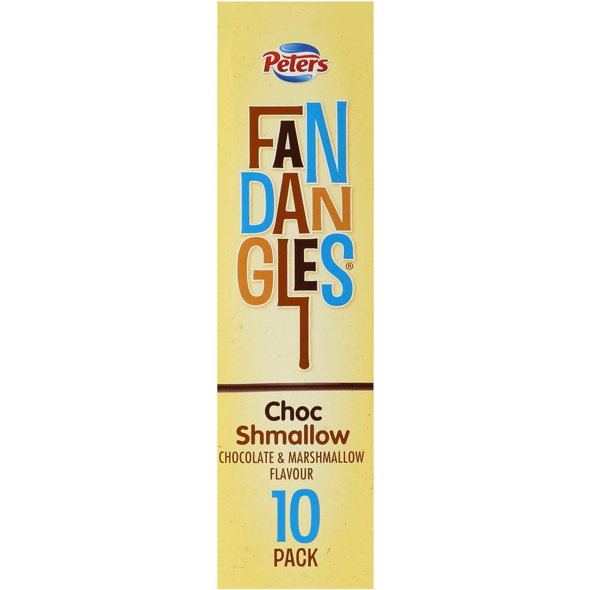 Peters Fandangles Ice Cream Choc Shmallow 10pk 680ml | Woolworths