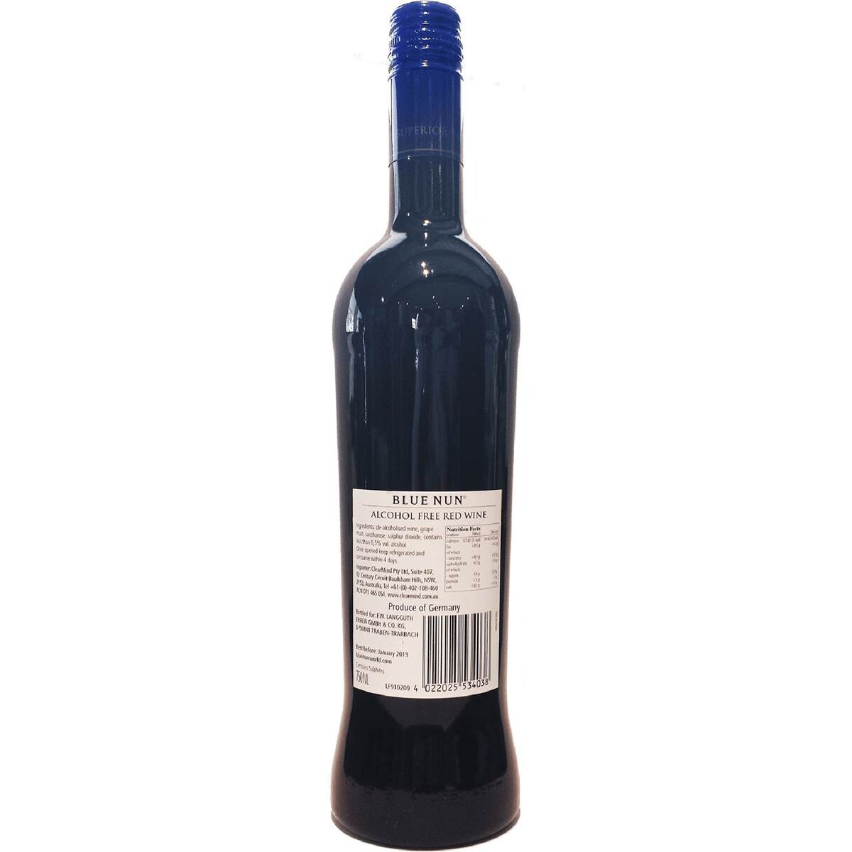 Blue Nun Alcohol Free Red Wine 750ml | Woolworths