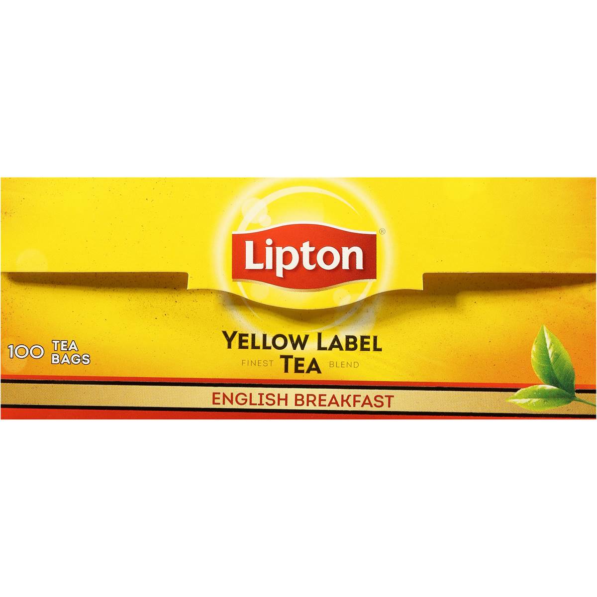 Lipton Yellow Label Tea Bags English Breakfast 100 Pack 200g | Woolworths