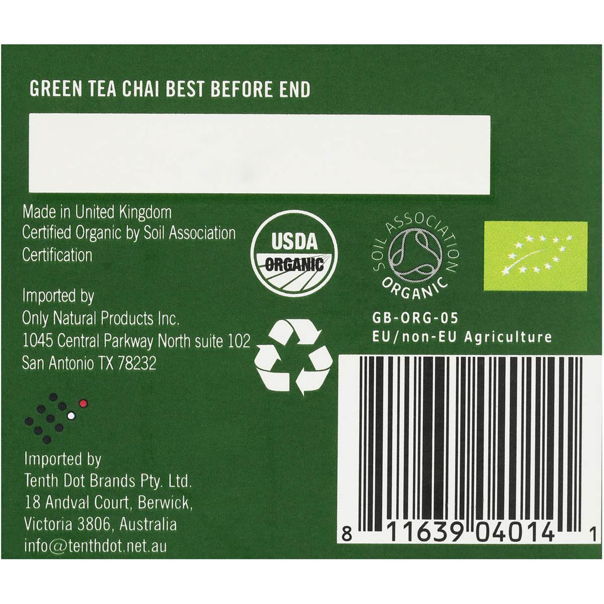 Higher Living Chai Green Tea | Woolworths