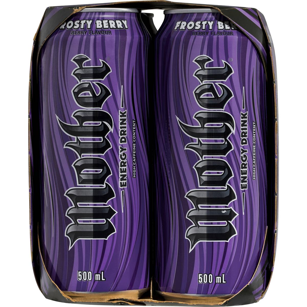 Mother Energy Drink Frosty Berry Multipack Cans 500ml X4 Pack | Woolworths