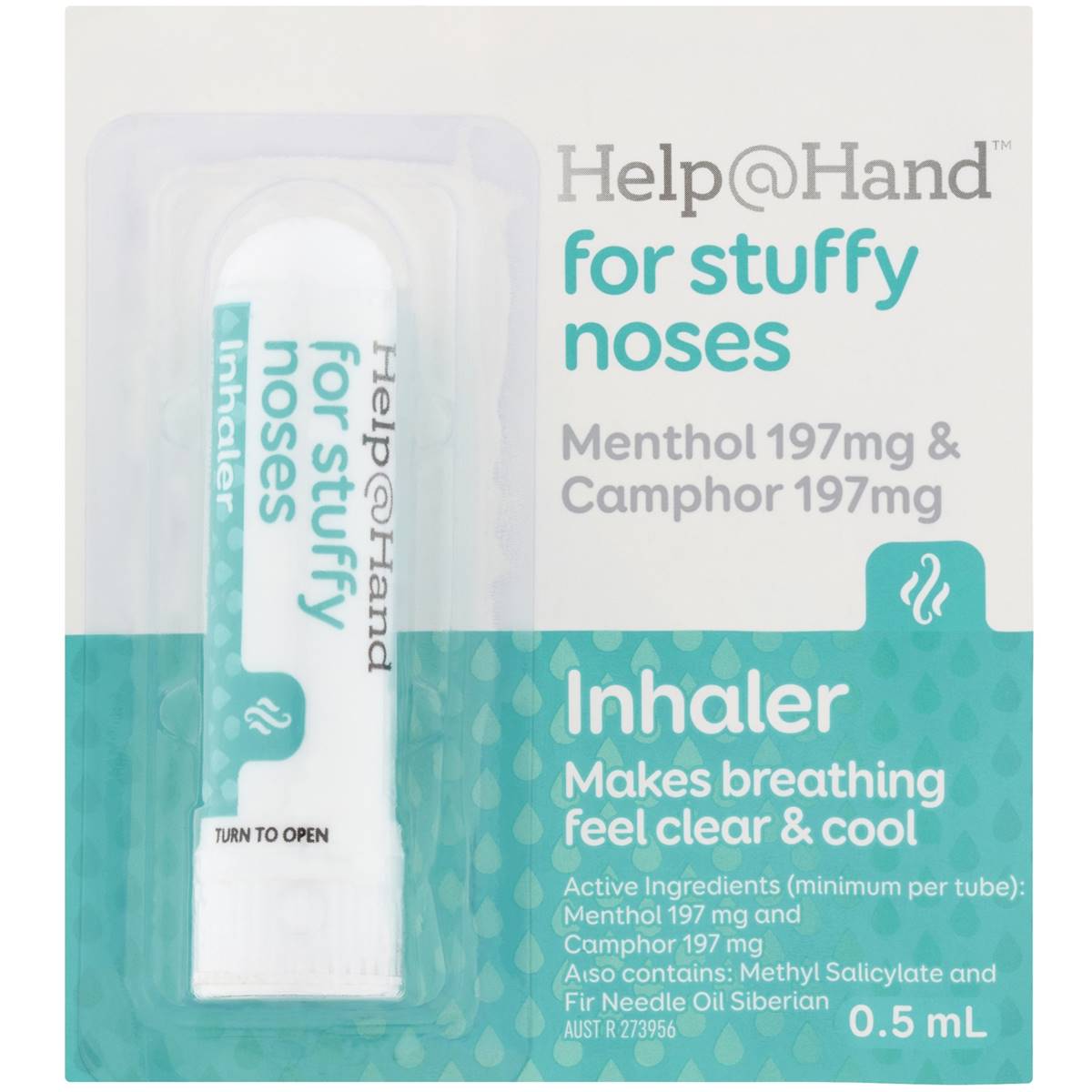 Help@hand Menthol Inhaler Each | Woolworths