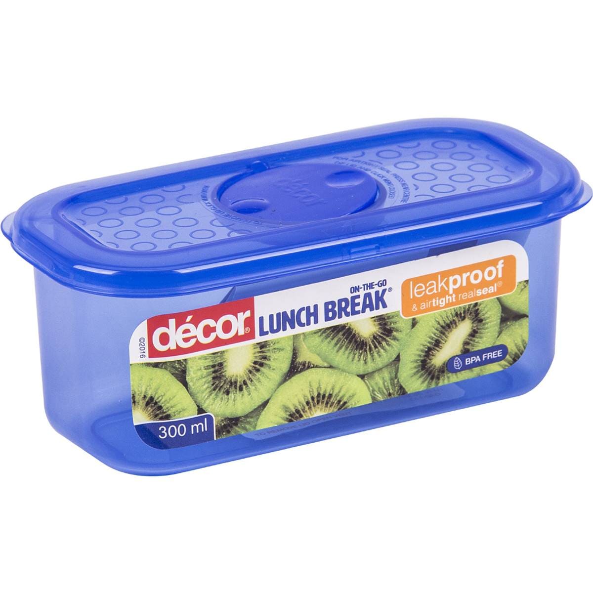 Decor Leak Proof Lunch Box 300ml Assorted Each | Woolworths