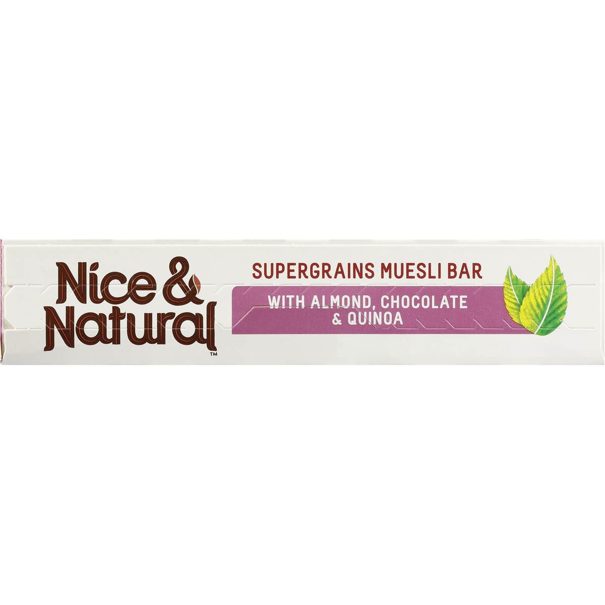Nice & Natural Supergrain Bar Almond Choco 180g | Woolworths
