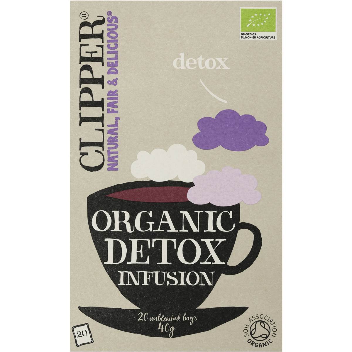 Clipper Organic Tea Detox Infusion 20 Bags 70g | Woolworths