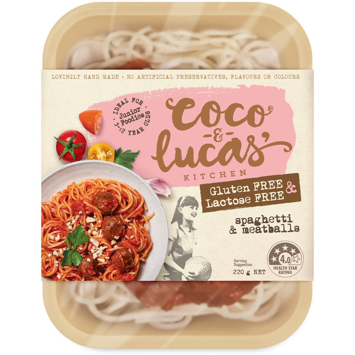 Coco & Lucas' Gluten& Lactose Free Spaghetti 220g | Woolworths