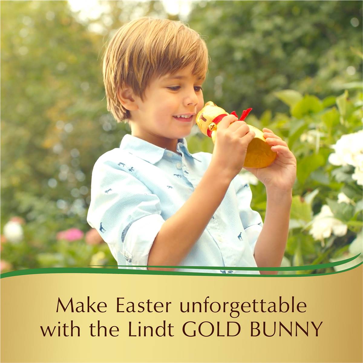 Lindt Gold Bunny Hazelnut Milk Chocolate 100g | Woolworths