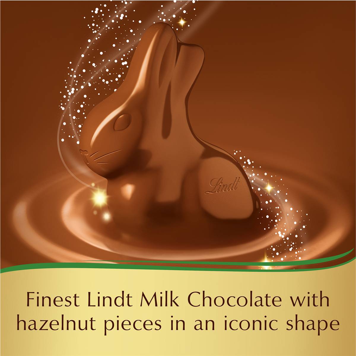 Lindt Gold Bunny Hazelnut Milk Chocolate 100g | Woolworths