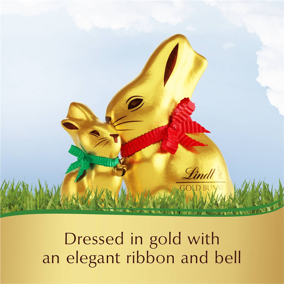 Lindt Gold Bunny Hazelnut Milk Chocolate 100g | Woolworths