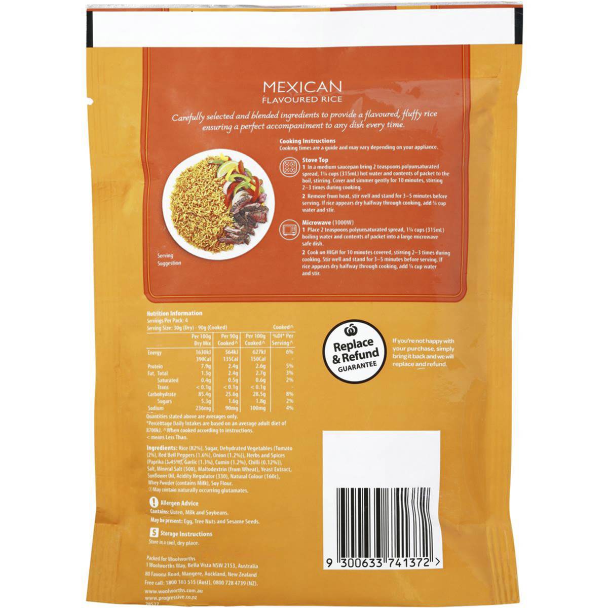 Select Mexican Rice 120g | Woolworths