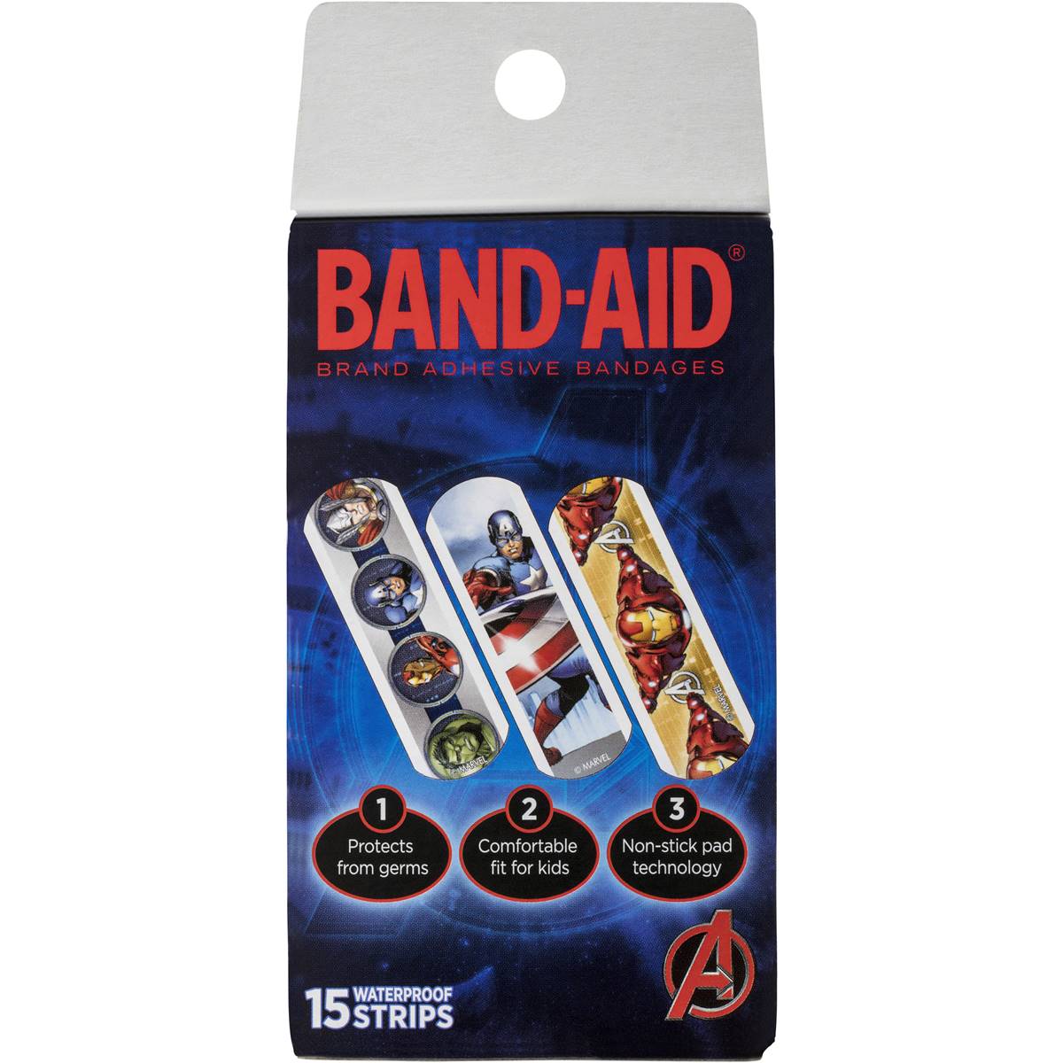 Band-aid Avengers Waterproof Strips Jumbo 15 Pack | Woolworths