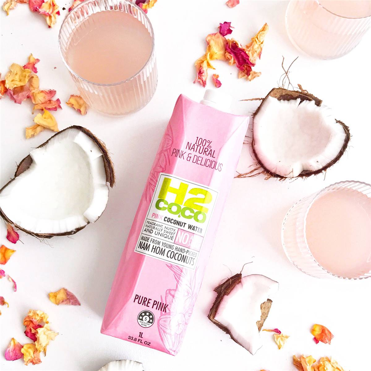 H2coco Pink Coconut Water 1l | Woolworths