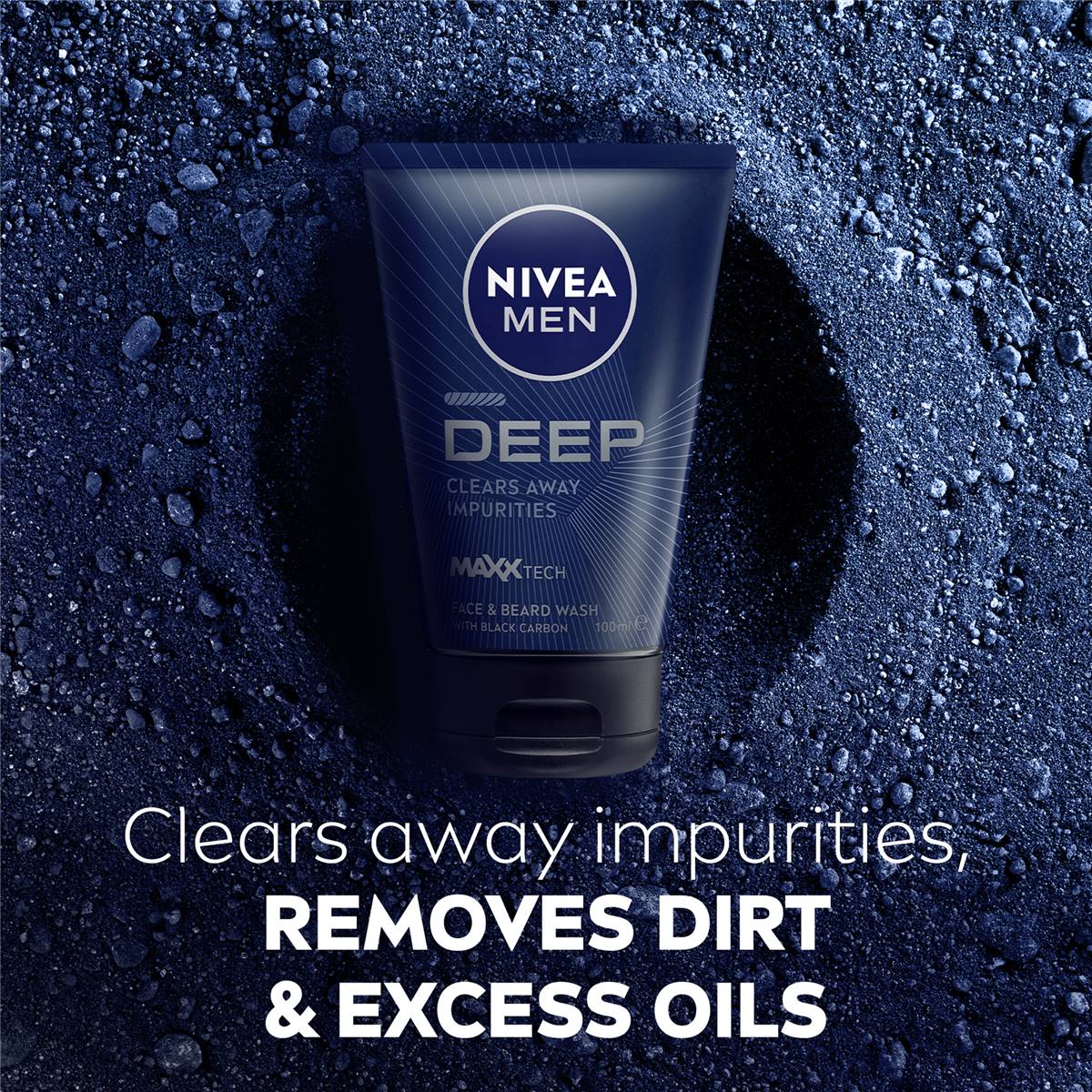 Nivea Men Deep Face Wash And Beard Wash 100ml Woolworths