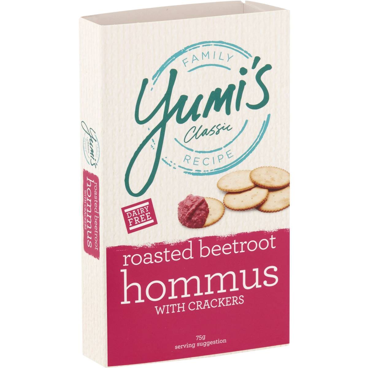Yumi's Beetroot & Hommus Snack Pack 75g | Woolworths