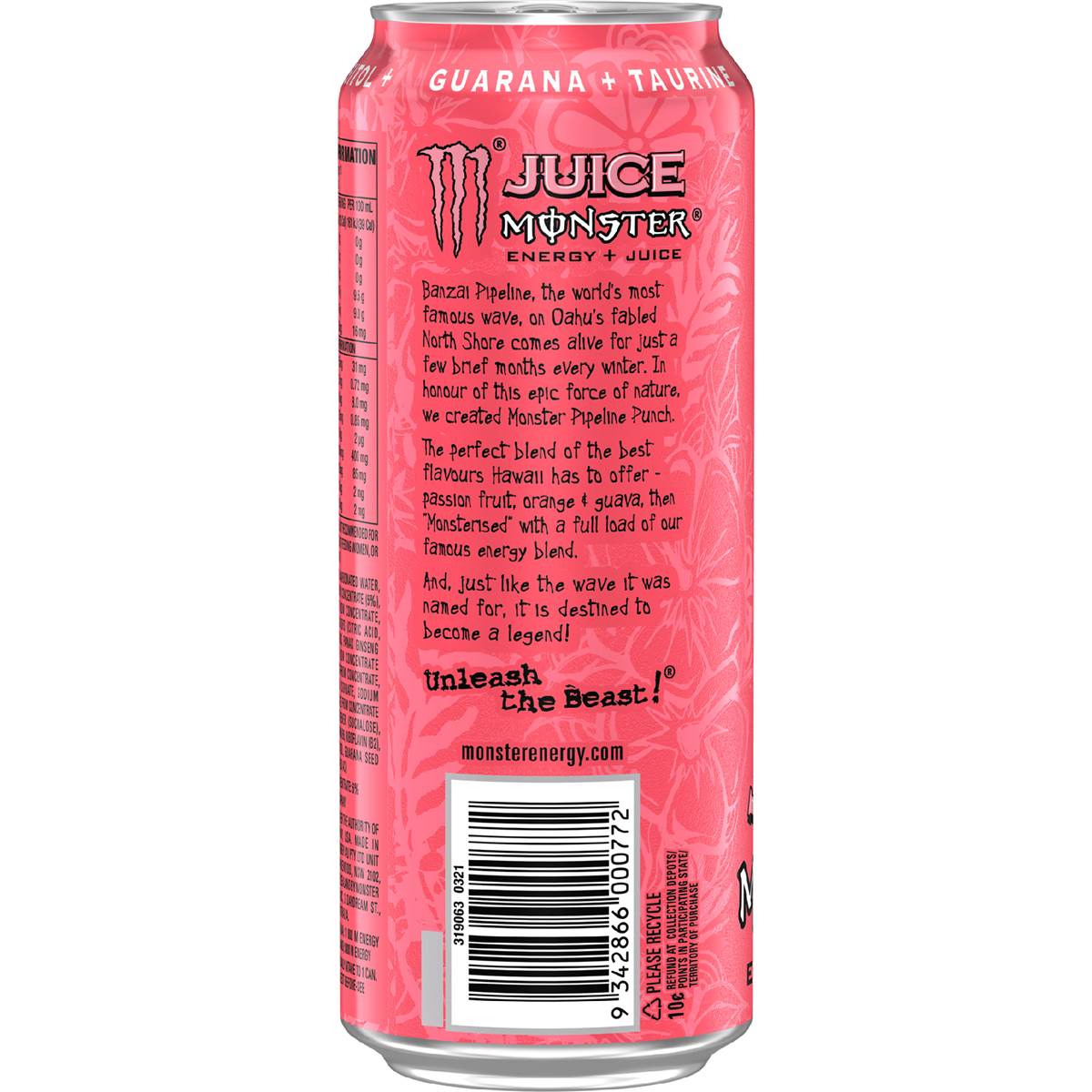 Monster Energy Pipeline Punch Can 500ml | Woolworths