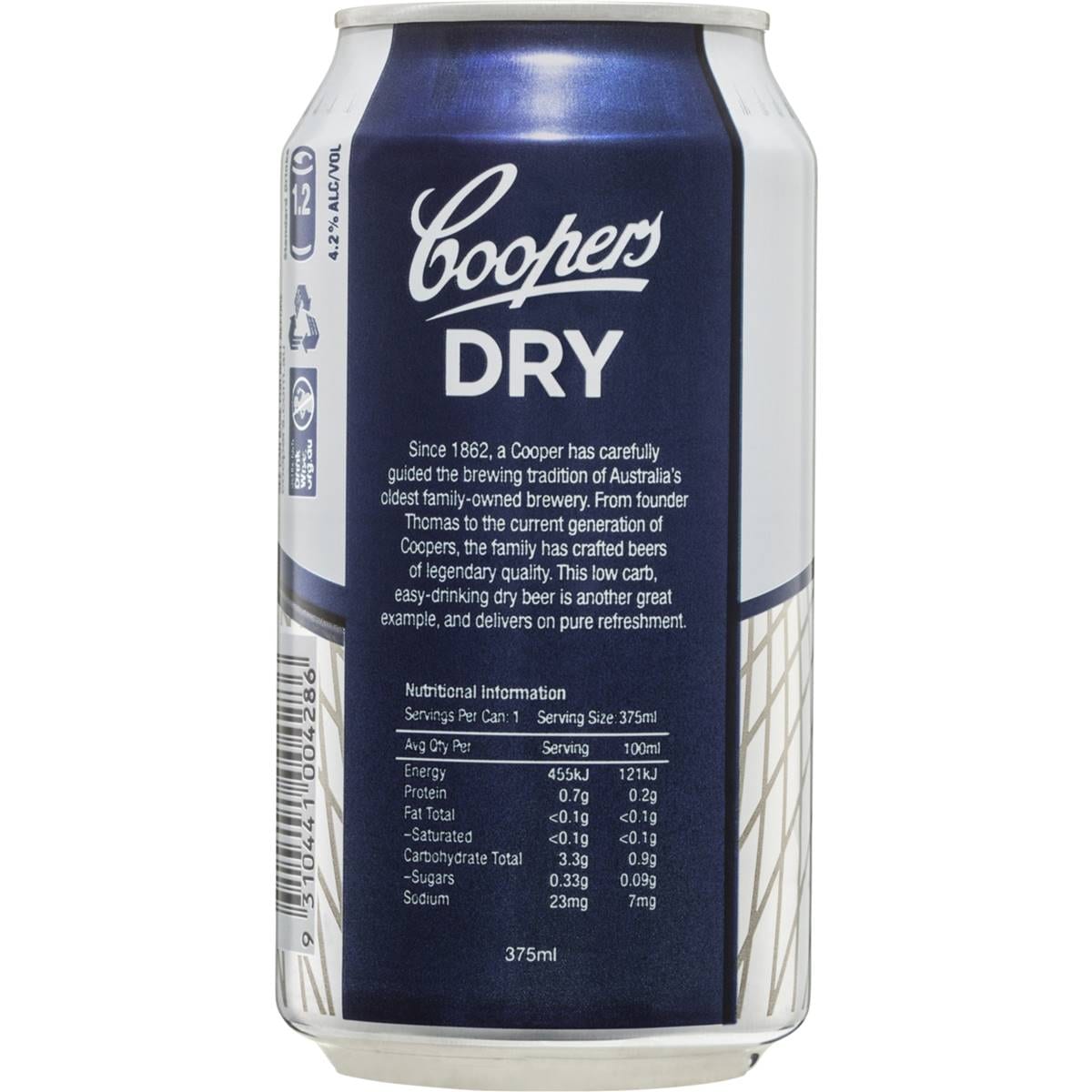 Coopers Dry Can 375ml | Woolworths