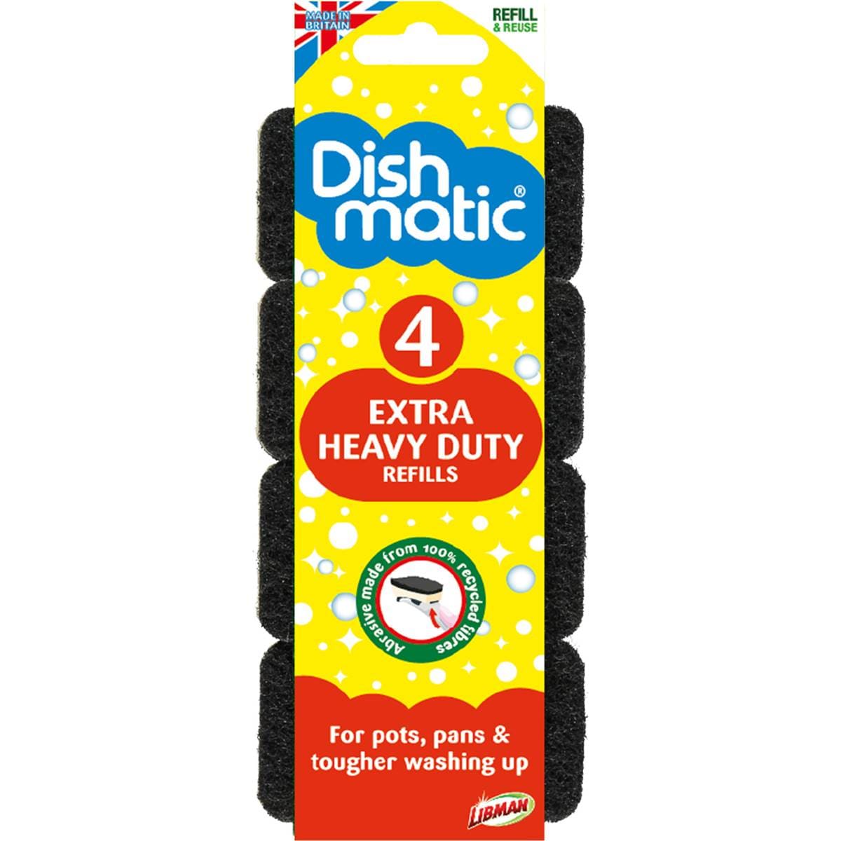 Dishmatic Extra Heavy Duty Refills 4 Pack | Woolworths