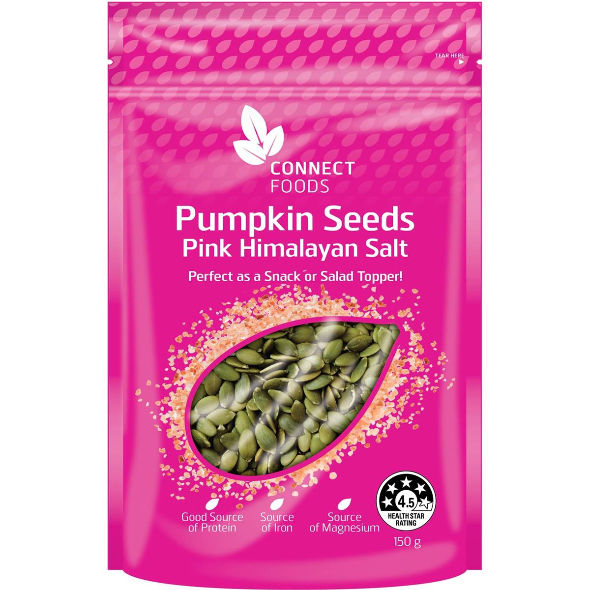 Connect Foods Pumpkin Seeds Himalayan 150g | Woolworths