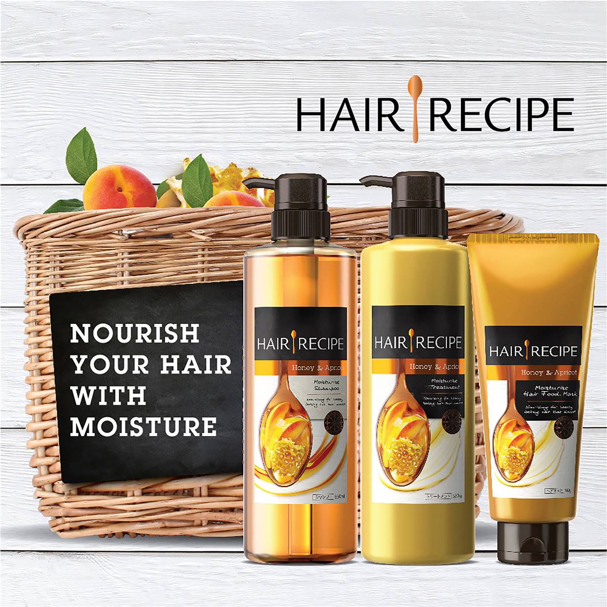 Hair Recipe Shampoo Apricot 530ml | Woolworths