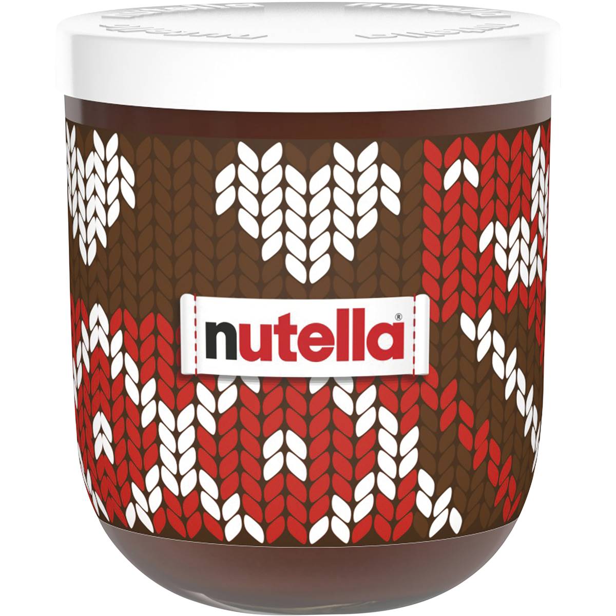 Nutella Hazelnut Chocolate Spread Christmas Glass Jar 200g | Woolworths