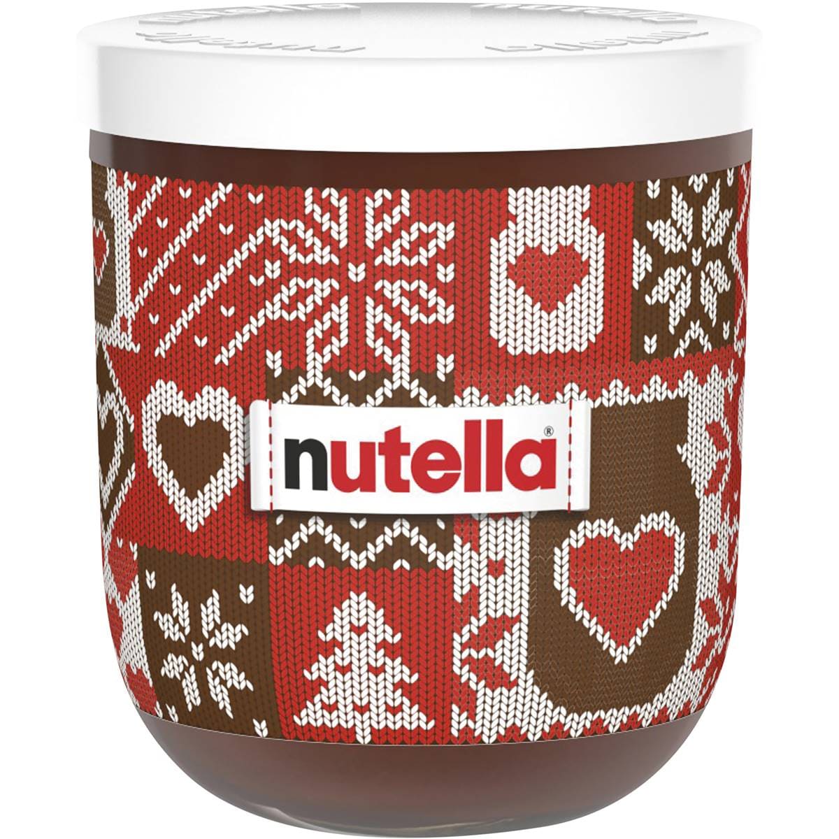 Nutella Hazelnut Chocolate Spread Christmas Glass Jar 200g | Woolworths