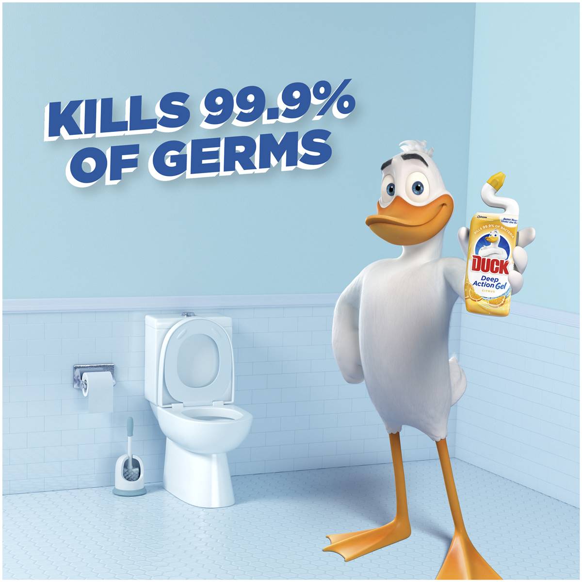 Duck Deep Action Gel Toilet Cleaner Citrus 750ml | Woolworths