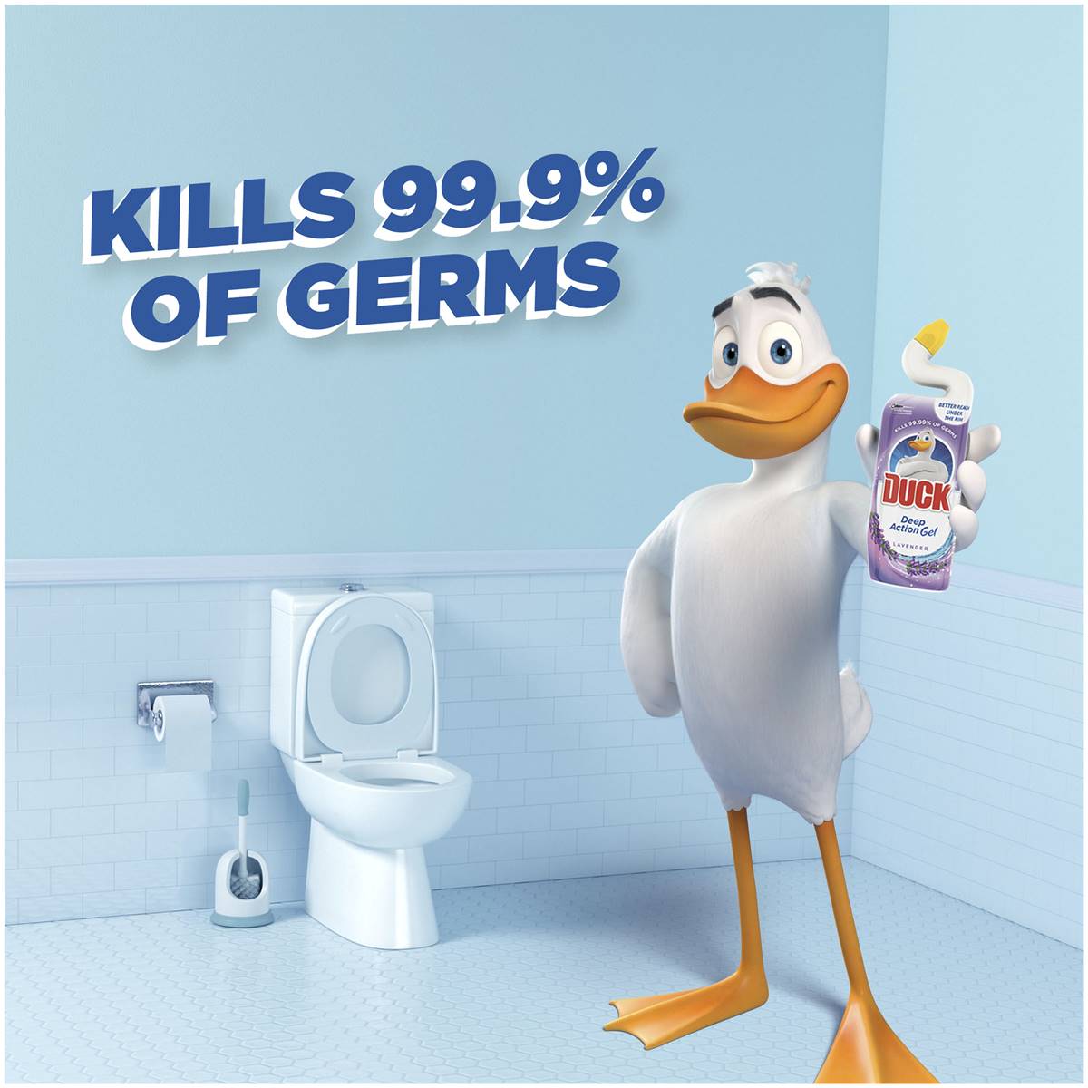 Duck Deep Action Gel Toilet Cleaner Lavender 750ml | Woolworths