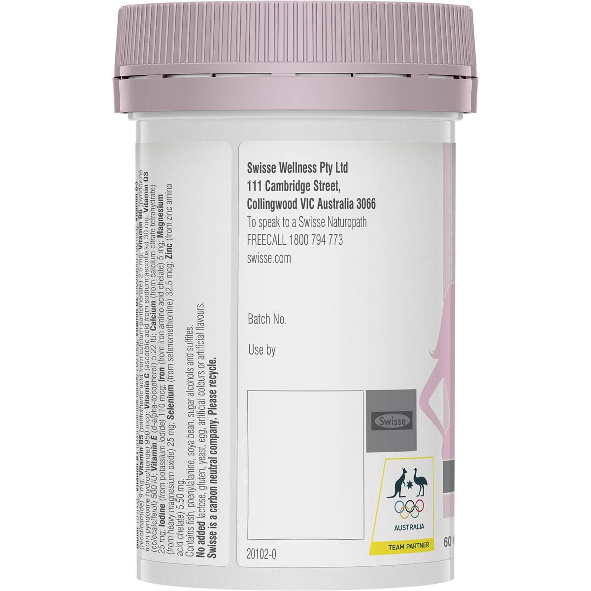 Swisse Preconception & Pregnancy Vitamins 60 Capsules | Woolworths