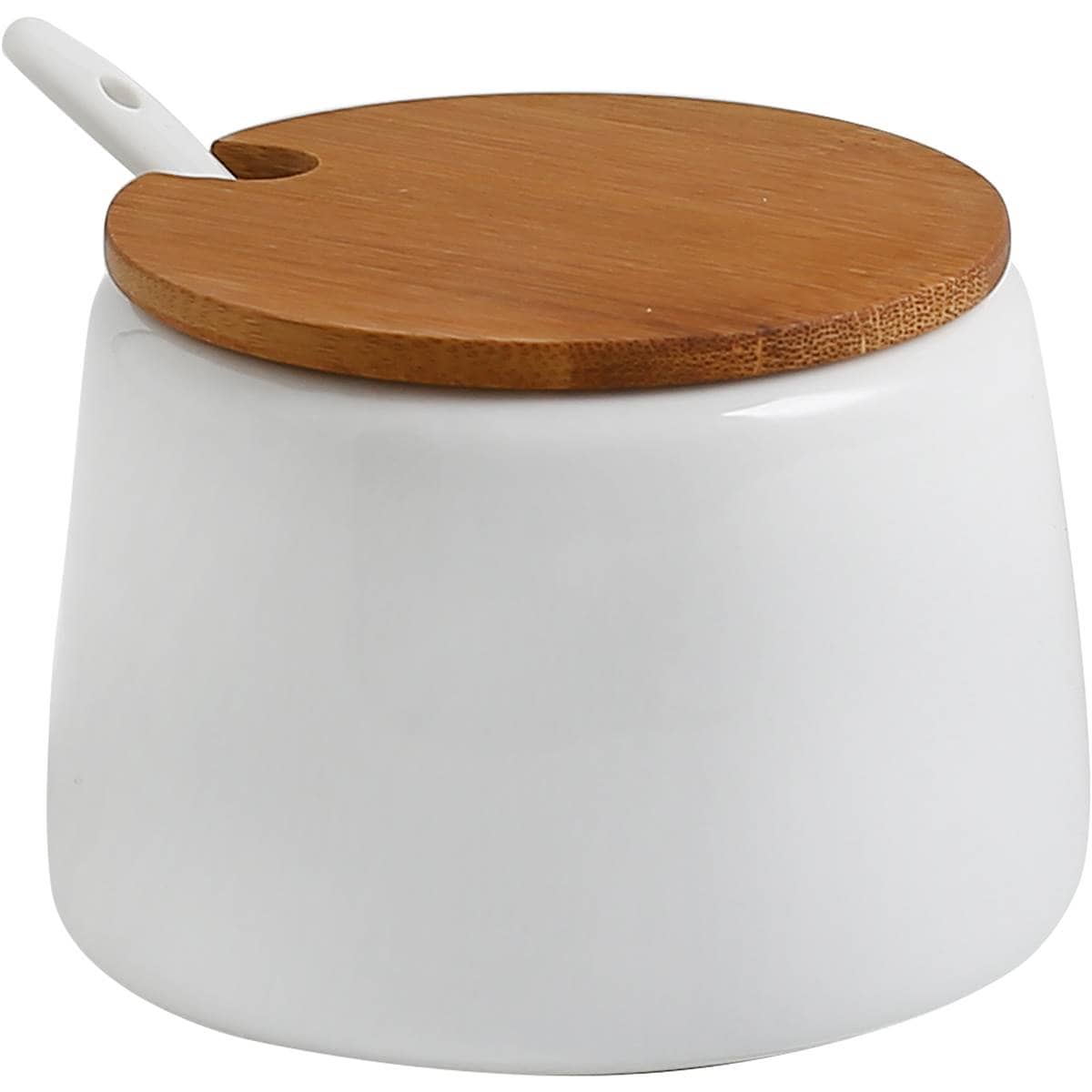 Essentials Essentials Sugar Pot With Bamboo & Spoon Each | Woolworths