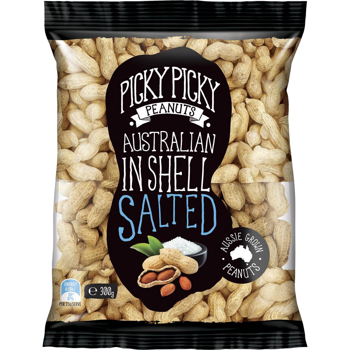Picky Picky Peanuts Salted 300g | Woolworths