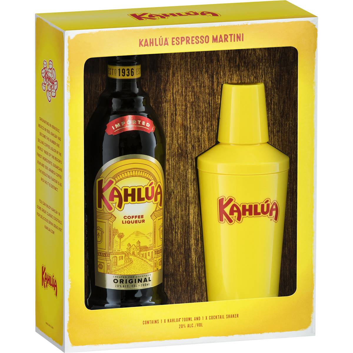 Kahlua With Shaker Gift Pack 700ml | Woolworths