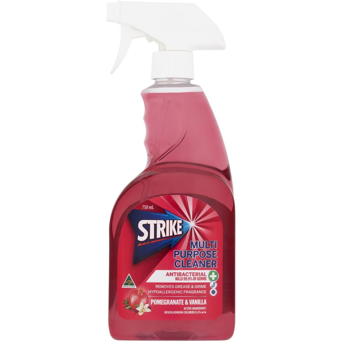 Strike Multipurpose Cleaner Vanilla & Pomegranate 750ml | Woolworths