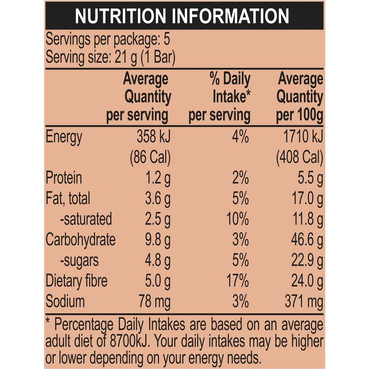 Fibre One 90 Calorie Milk Chocolate Popcorn & Pretzel Snack Bar 5 Pack ...
