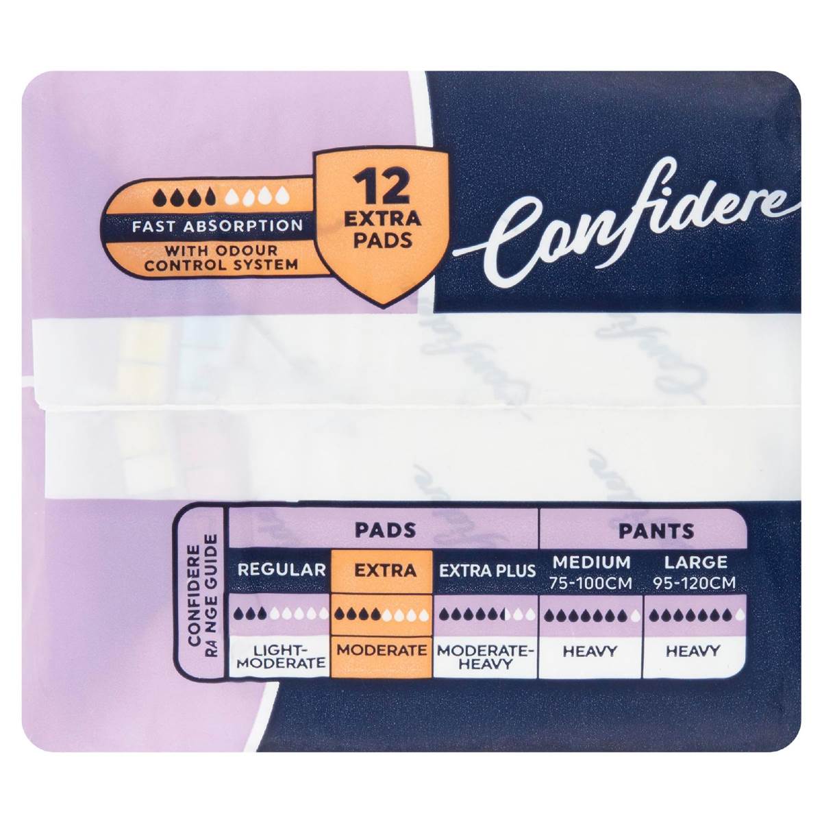 Confidere Incontinence Pads Extra 12 Pack | Woolworths