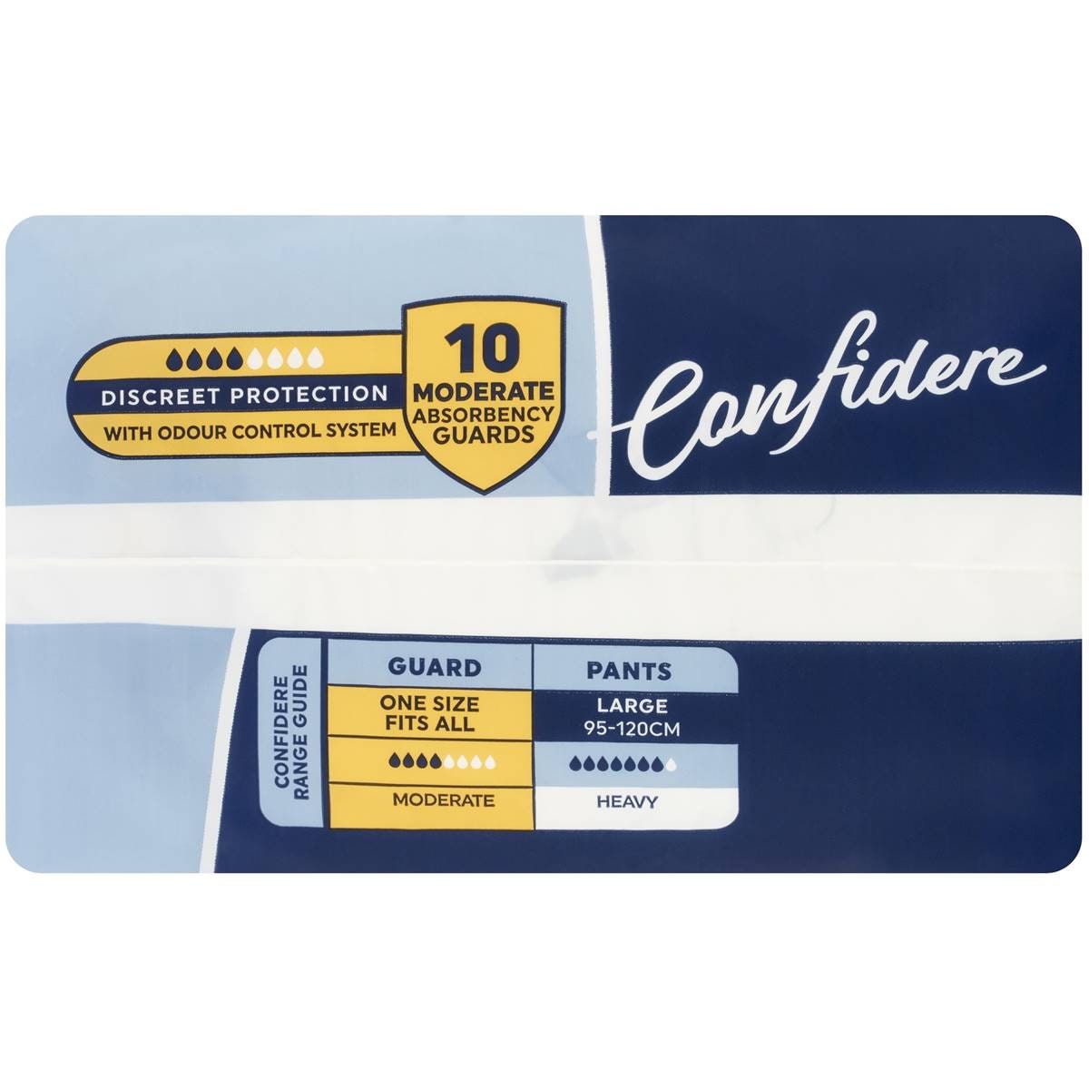 Confidere Incontinence Mens Guard 10 Pack | Woolworths