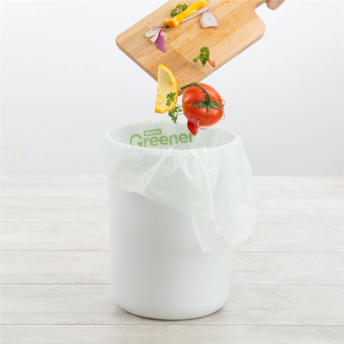 Multix Greener Mini Plant Based Compostable Bags 28 Pack | Woolworths