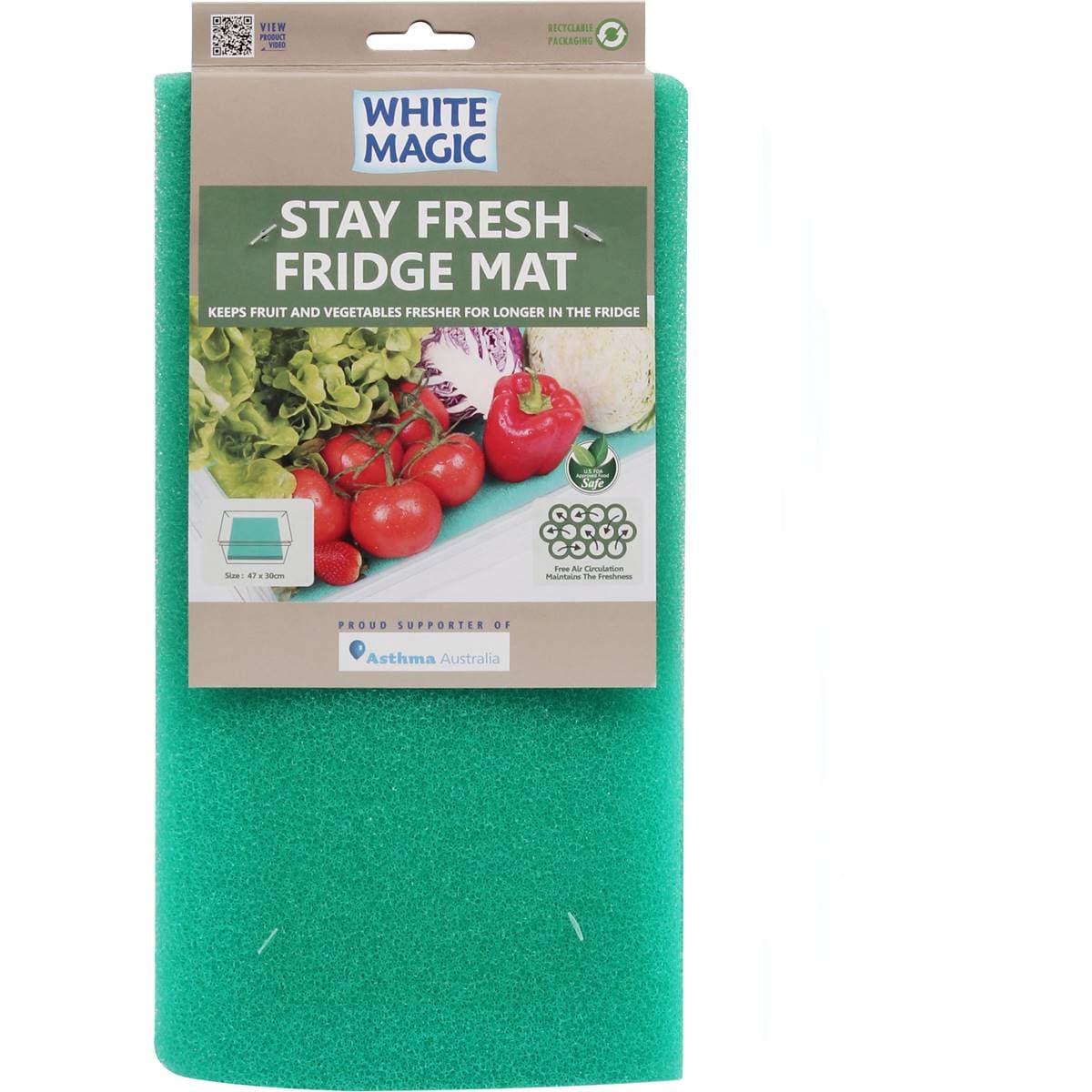 White Magic Stay Fresh Fridge Mat Each | Woolworths