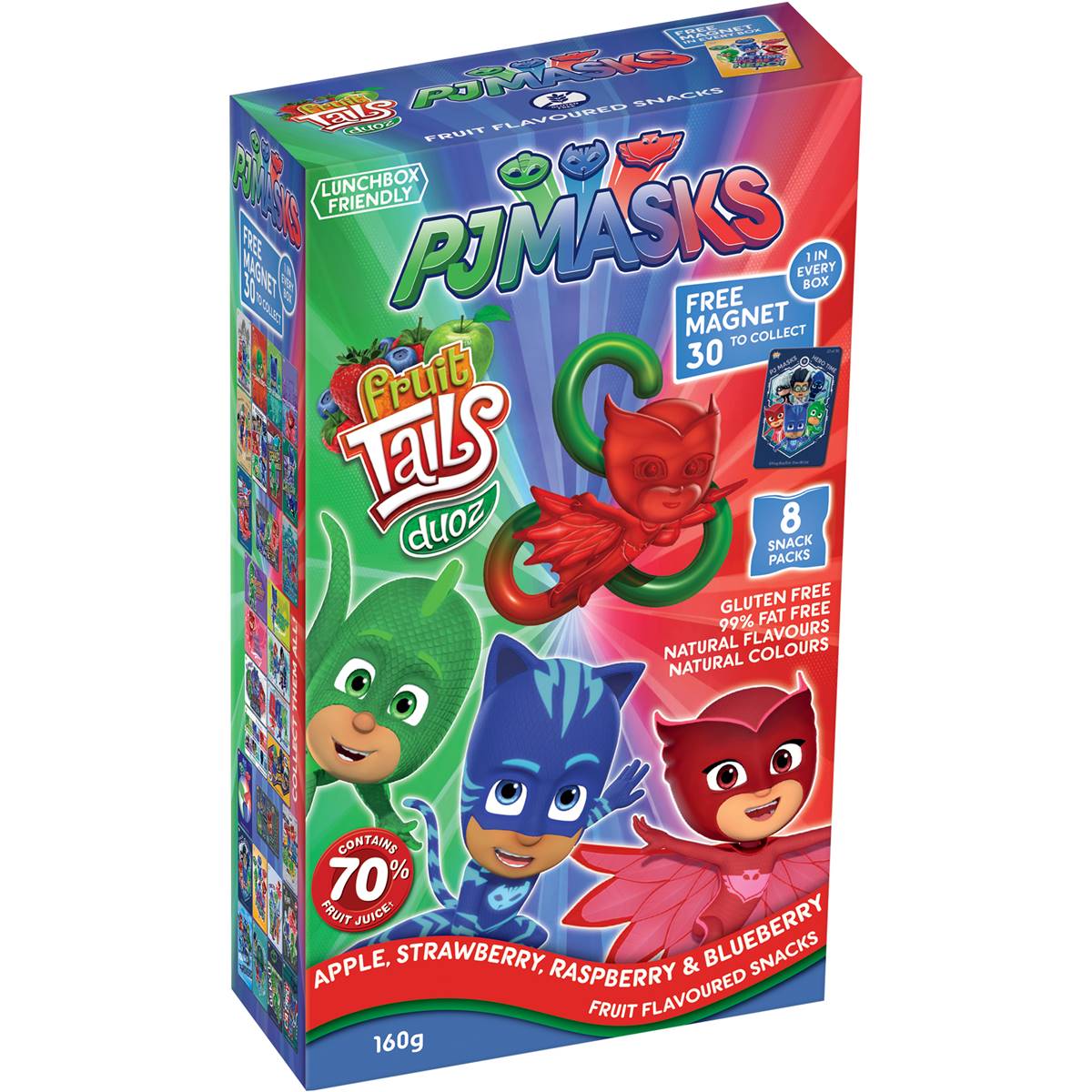 Pj Masks Fruit Tails Duoz 160g | Woolworths