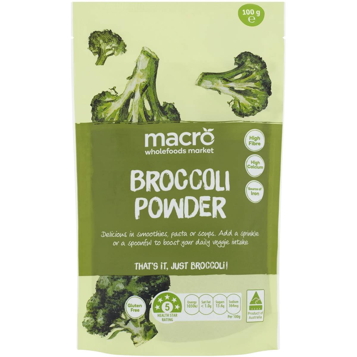 Macro Broccoli Powder 100g | Woolworths