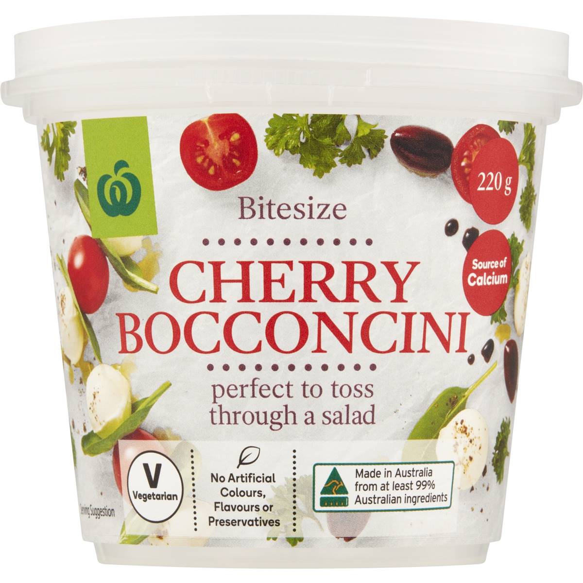 Woolworths Cherry Bocconcini 220g | Woolworths