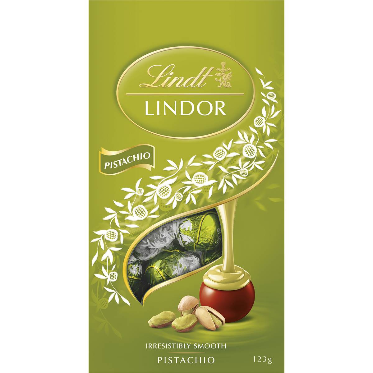Lindt Lindor Chocolate Balls Pistachio 123g Ingredients | Spoonful