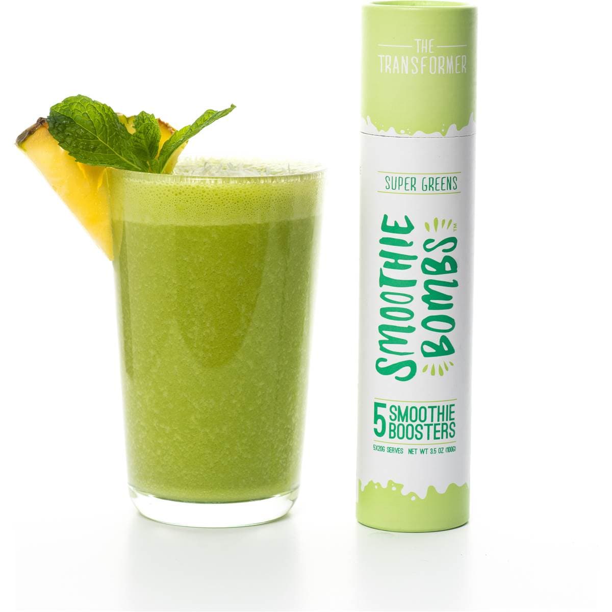 Smoothie Bombs The Transformer Super Greens 5 Pack | Woolworths