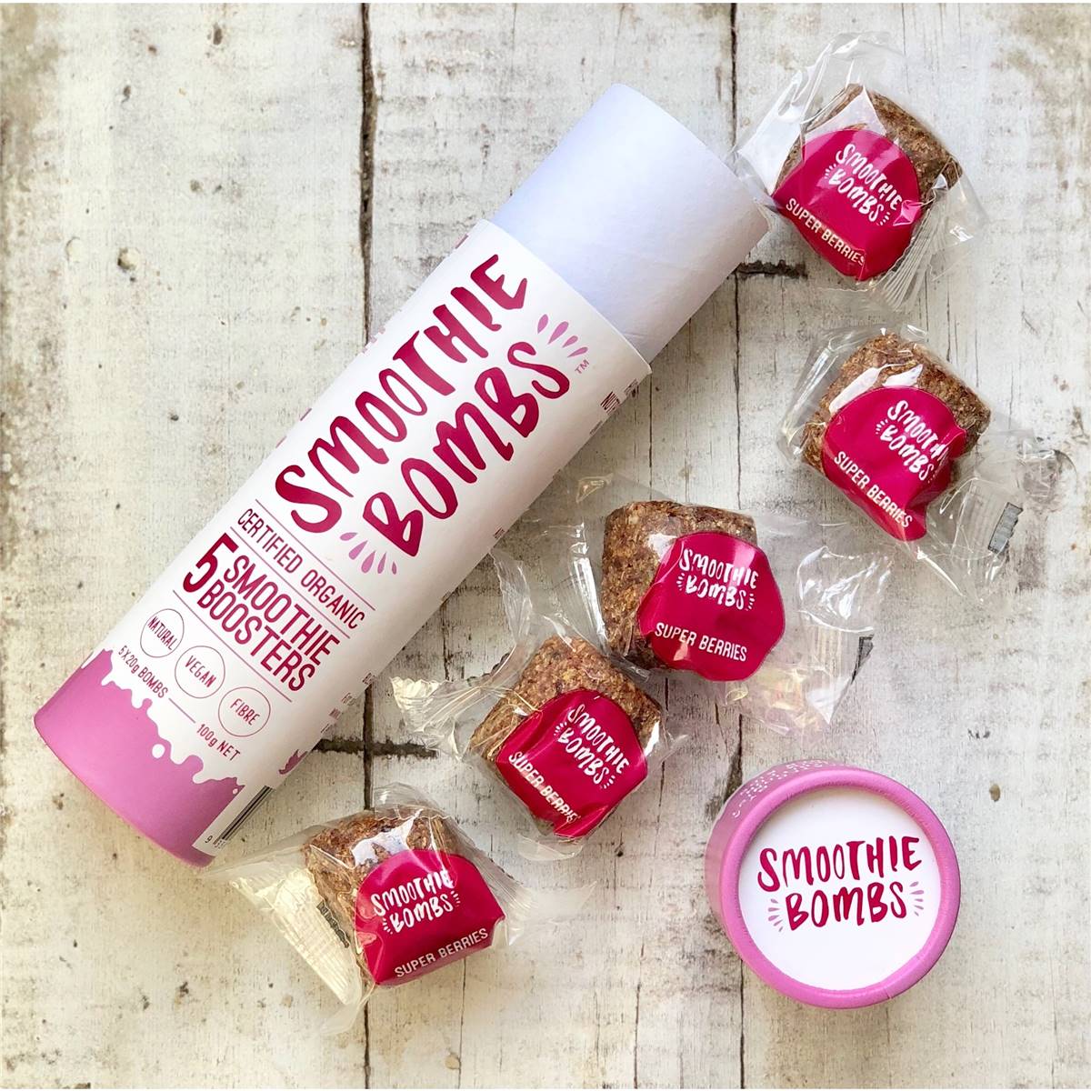 Smoothie Bombs The Lover Super Berries Organic 5 Pack | Woolworths