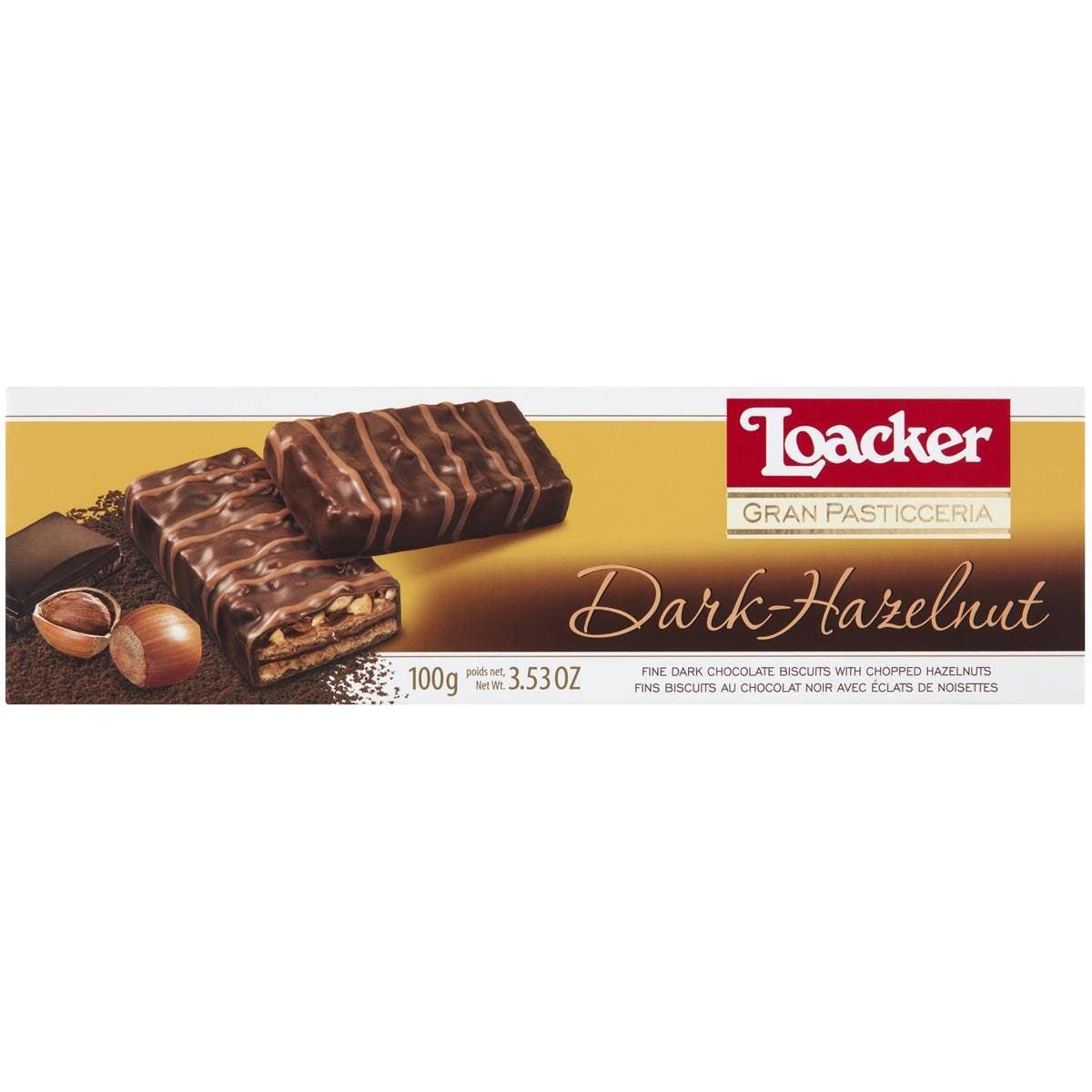 Loacker Gran Pasticceria Dark Hazelnut 100g | Woolworths