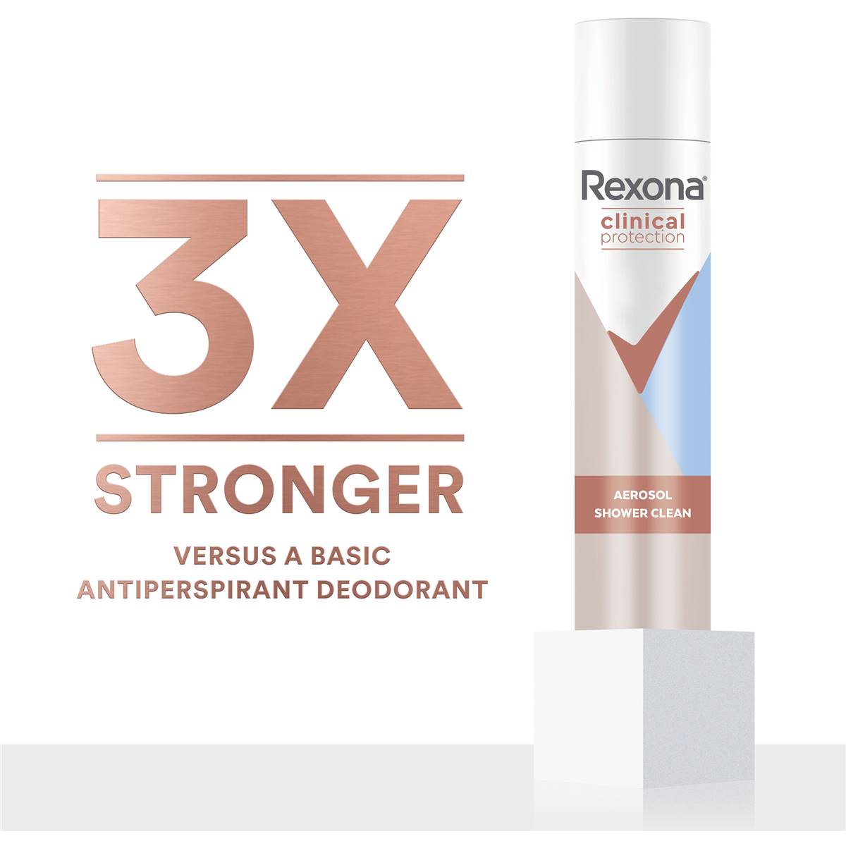 Rexona Womens Antiperspirant Aerosol Clinical Protection Deodorant ...