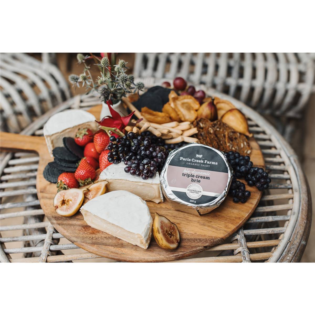 Paris Creek Farms Triple Cream Brie 280g | Woolworths